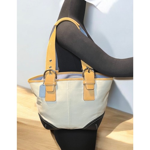 Vintage Coach 9510 Soho Twill Tote Bag | eBay