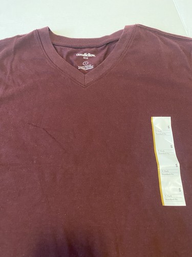 Goodfellow & Co. Men’s Short Sleeves Size S Every Wear Tee Maroon V ...