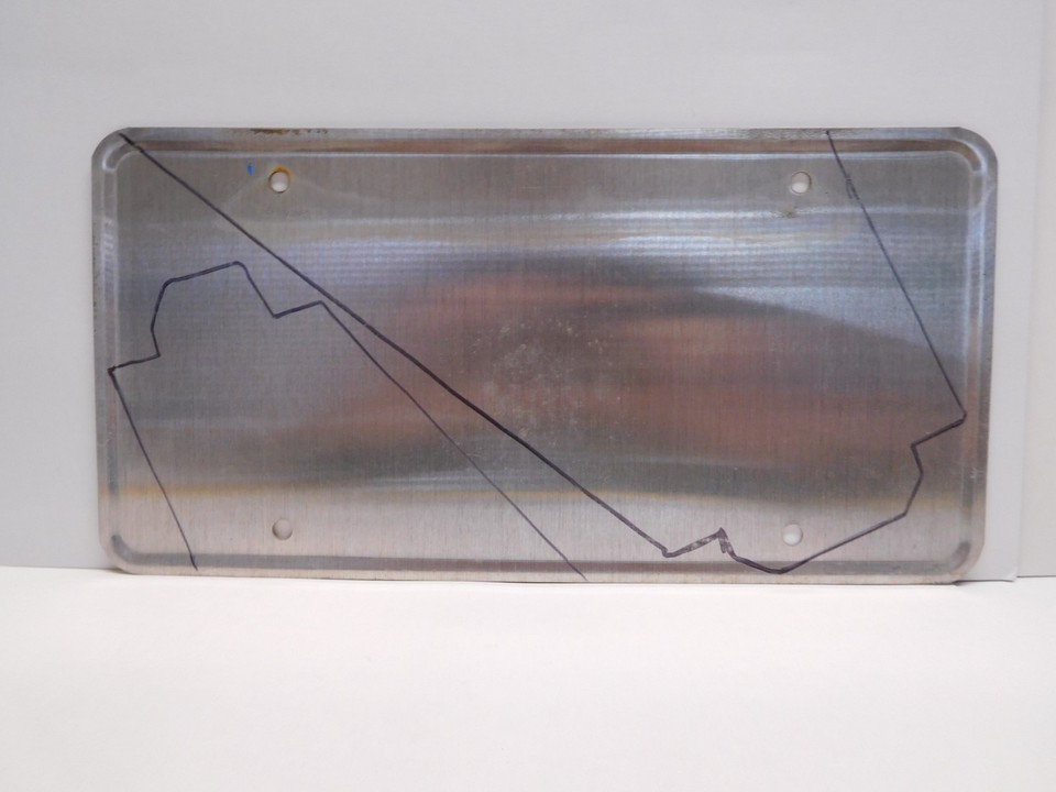 2017 North Dakota Flat License Plate 951 BJY - Natural Sticker | eBay