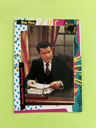 SNL Card 1992 Saturday Night Live Star Pics # 114 Ronald Reagan Vintage ...