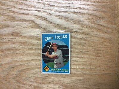 1959 Topps Baseball Gene Freese Philadelphia Phillies Card #472 | eBay
