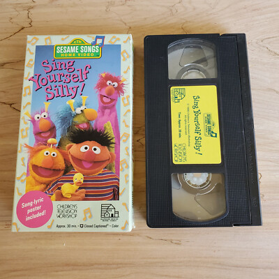CTW Sesame Street Sing Yourself Silly! Children’s VHS 1990 74645131139 ...