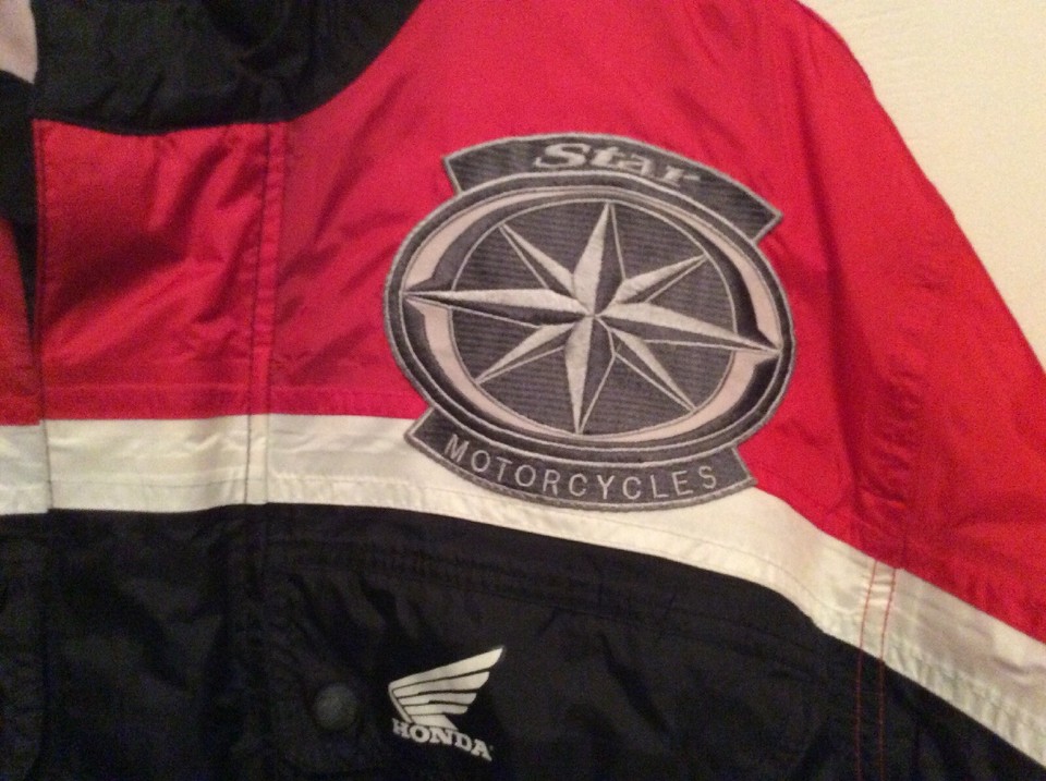 Honda Rider Collection by Intersport Mens Size L Black/Red Motorcycle ...
