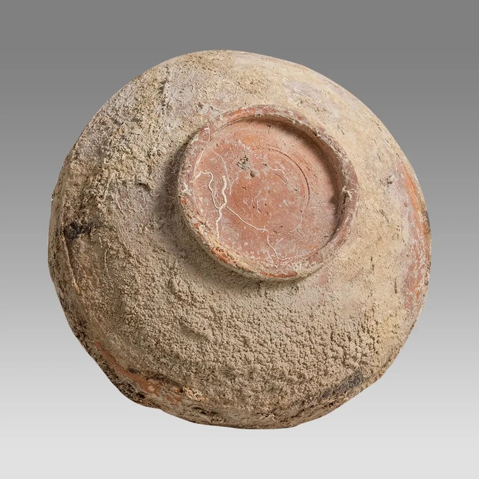 Ancient Byzantine Sgraffito Ceramic Bowl Sea Salvage 12th Century ...