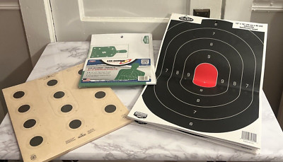 Target Shooting Lot Dirty Bird Splattering Targets, AR Targets,EZE ...