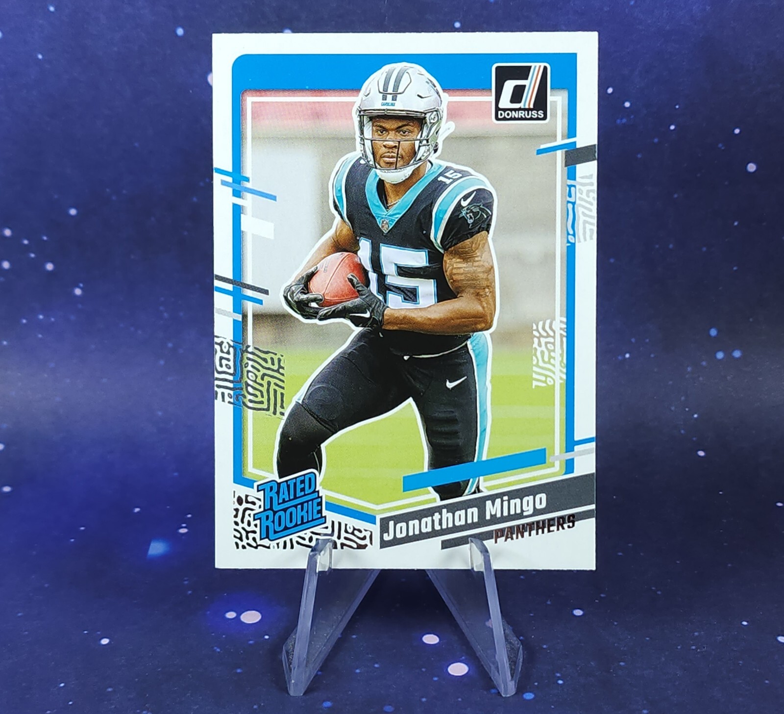 2023 Panini Jonathan Mingo Rated Rookie Base RC Panthers Donruss ...