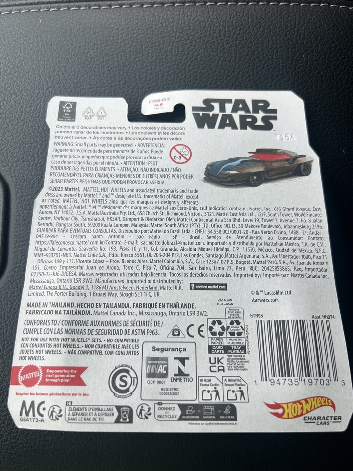 HOT WHEELS STAR WARS CHARACTER CARS CAD BANE ( THE BOOK OF BOBA FETT ...
