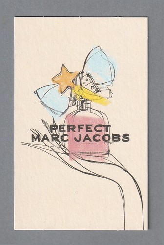 Carte publicitaire - advertising card - Perfect de Marc Jacobs recto ...