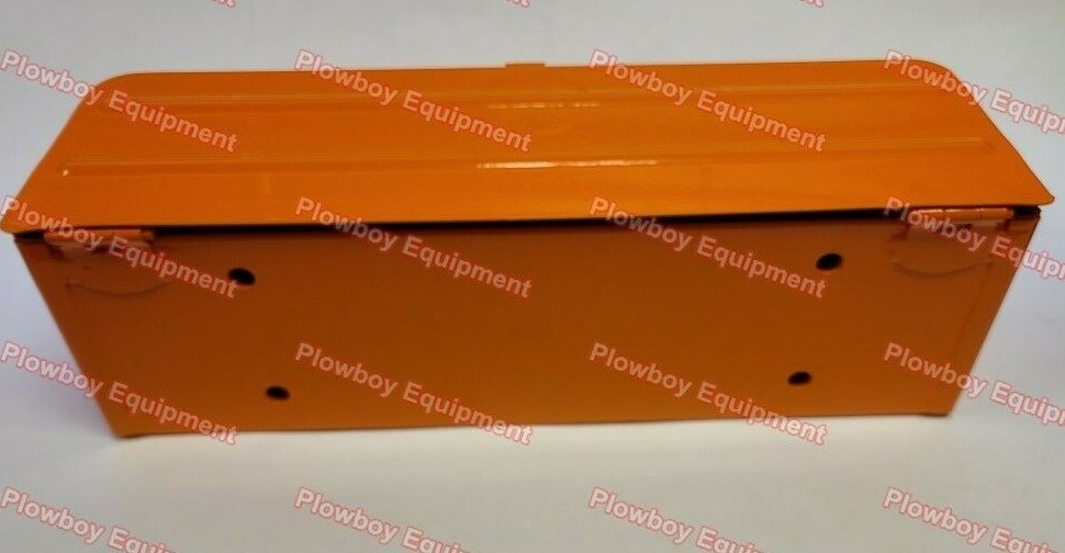 5A3OR STEEL ORANGE TRACTOR TOOL BOX for Allis Chalmers Kubota Kioti ...