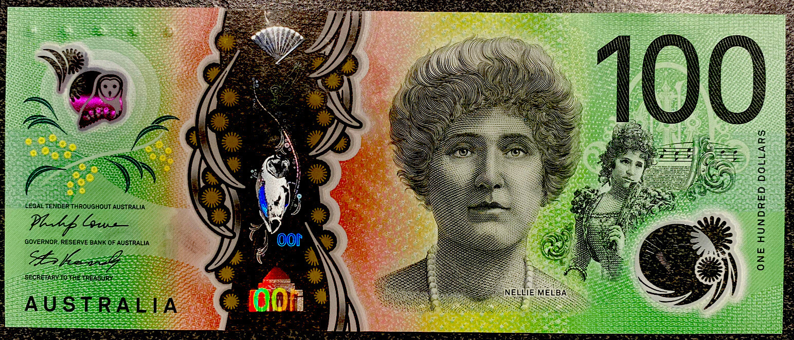 💫 Last Prefix Rare EA $100 DOLLAR NOTE AUSTRALIAN New Gen Note 🌎 AUD AU ...