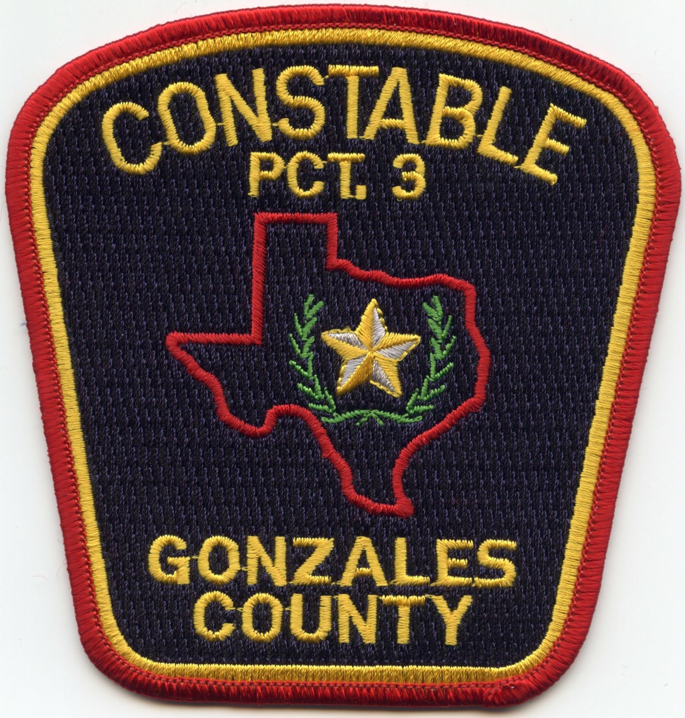 GONZALES COUNTY TEXAS TX Trade Stock 10 police patches CONSTABLE police ...