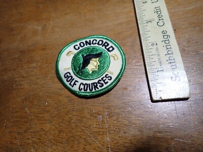 CONCORD GOLFING COURSES GOLF CLUB GOLF BALL patch bx h#10 | eBay