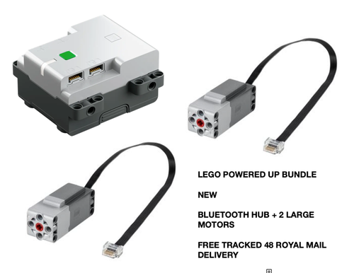 LEGO Technic Powered Up Bundle Bluetooth Hub 88012 bb1277c01 & 2x Motor ...