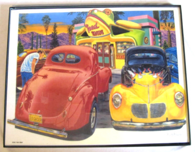 RARE KENT BASH HOTROD ART PRINT 11X14" | eBay