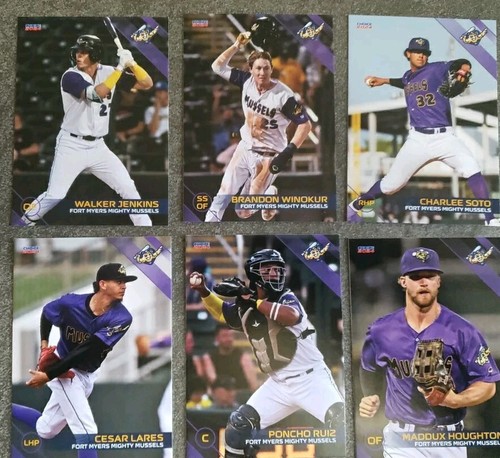 2024 Fort Myers Mighty Mussels SINGLE CARDS from Team Set - CHOOSE YOUR ...