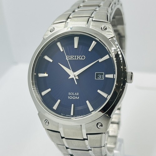 Seiko Solar Blue Men's Watch - SNE323 for sale online | eBay