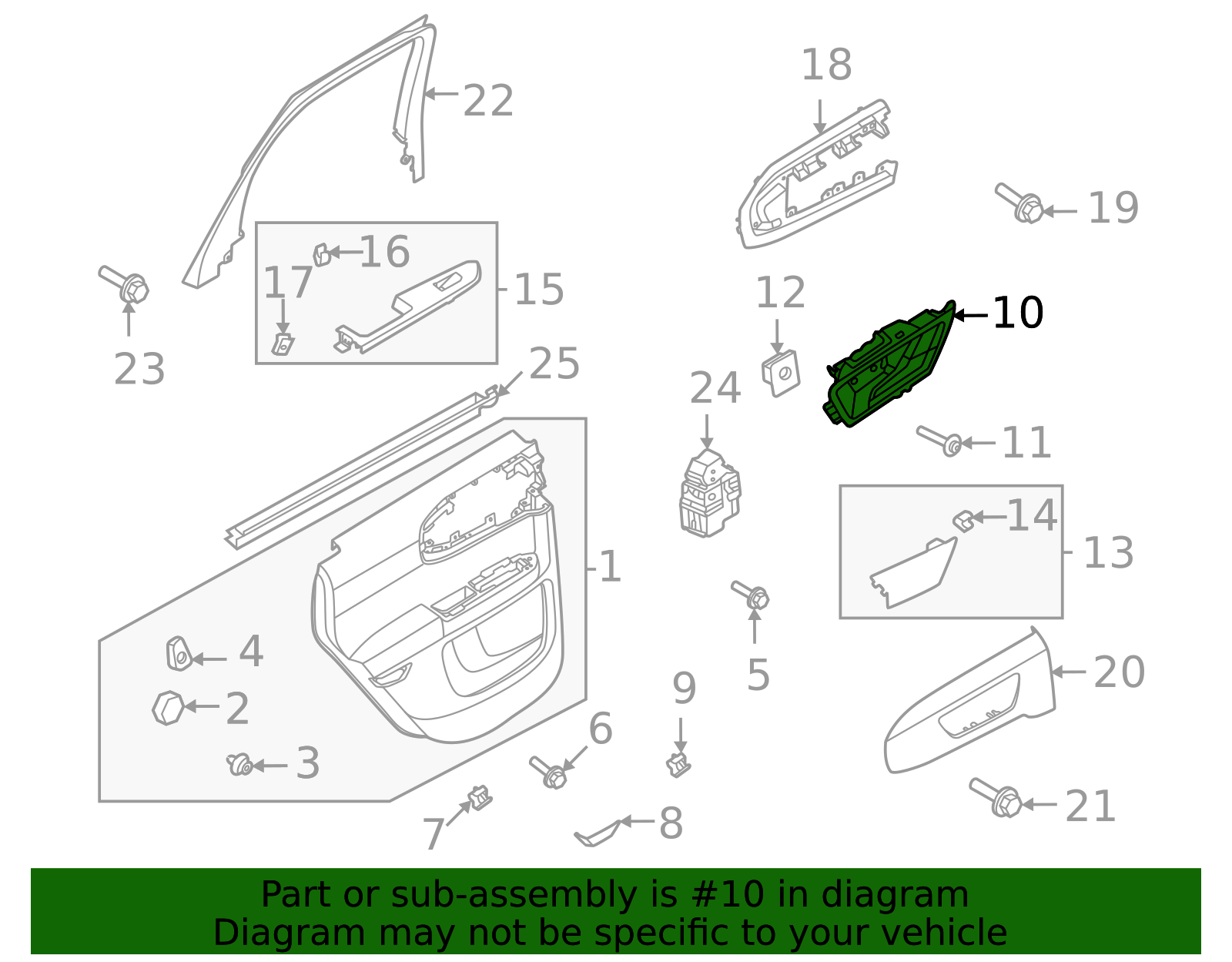 Genuine Ford Handle Inside LJ6Z-5822601-C for sale online | eBay