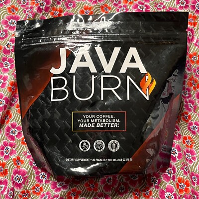 JAVA BURN Dietary Supplement Exp 7 2026 Weight Loss 30 Packs Coffee ...