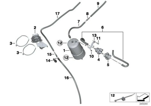 Original BMW 16137716643 - Satz Schlauchleitung | eBay
