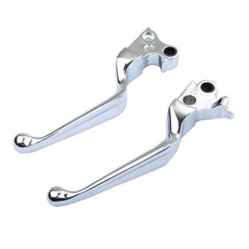 Chrome Hand Levers Brake Lever + Clutch Lever Replacement for Harley Hand | eBay