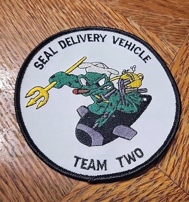 Vintage US Navy SEAL patch Naval Special Warfare SDV Team Two 4 Inch ...