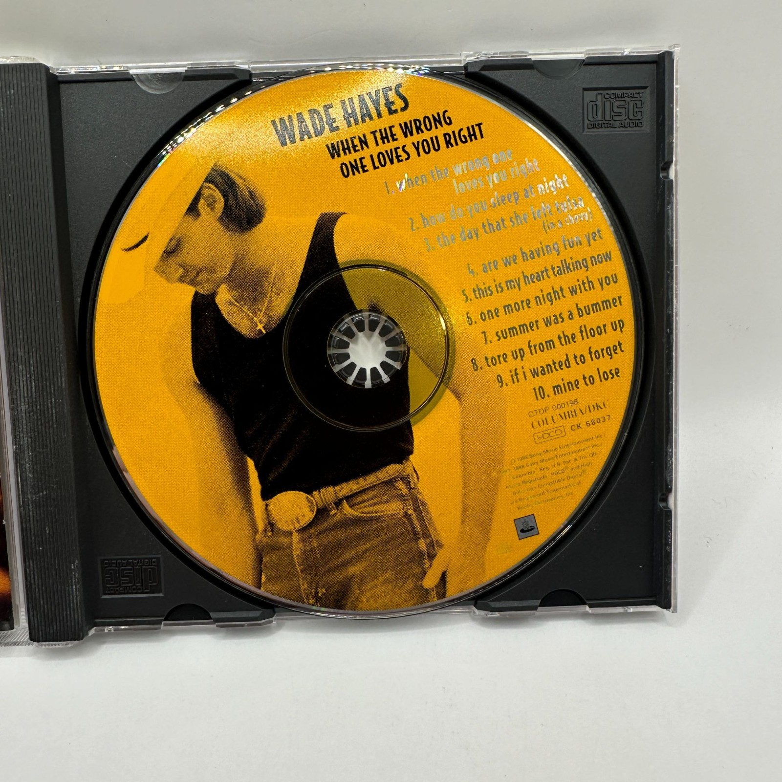 Wade Hayes When The Wrong One Loves You Right CD Album Country 1995 ...