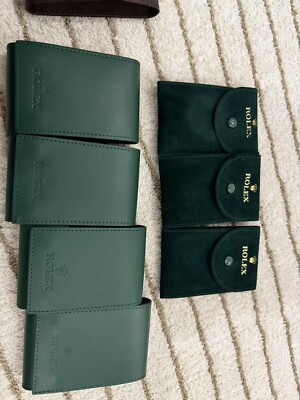Rolex Leather Watch Pouch Travel Case | eBay