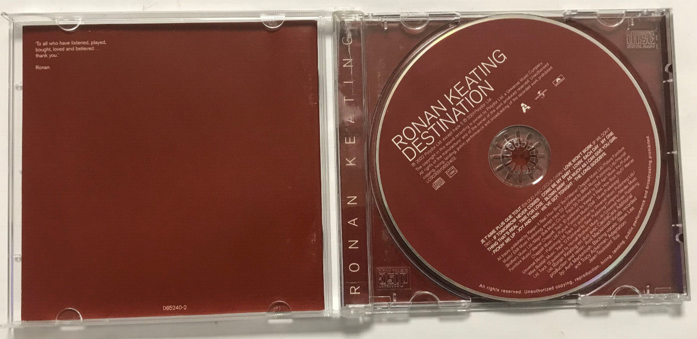 Ronan Keating Destination CD | eBay