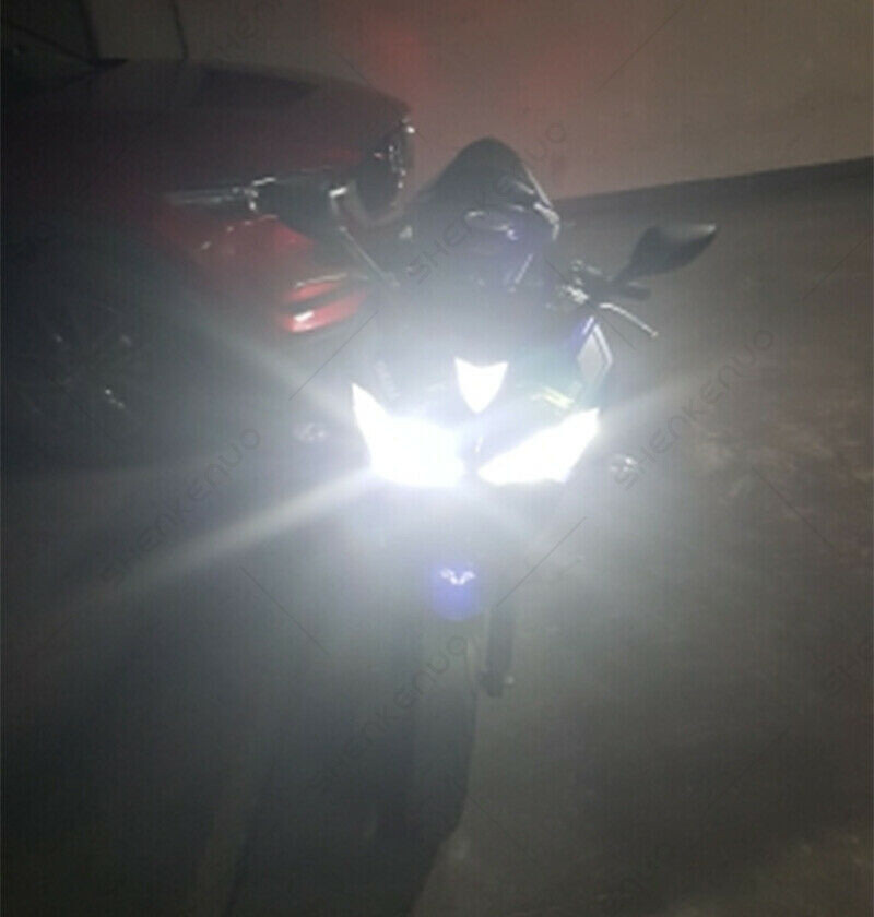 For Suzuki Burgman 400 AN400 2007 4X 9003+H7 LED Headlights Bulb 6000K ...