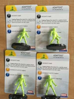 Marvel Heroclix " Captain America "# 07 Adaptoid (4 Figurines) | eBay