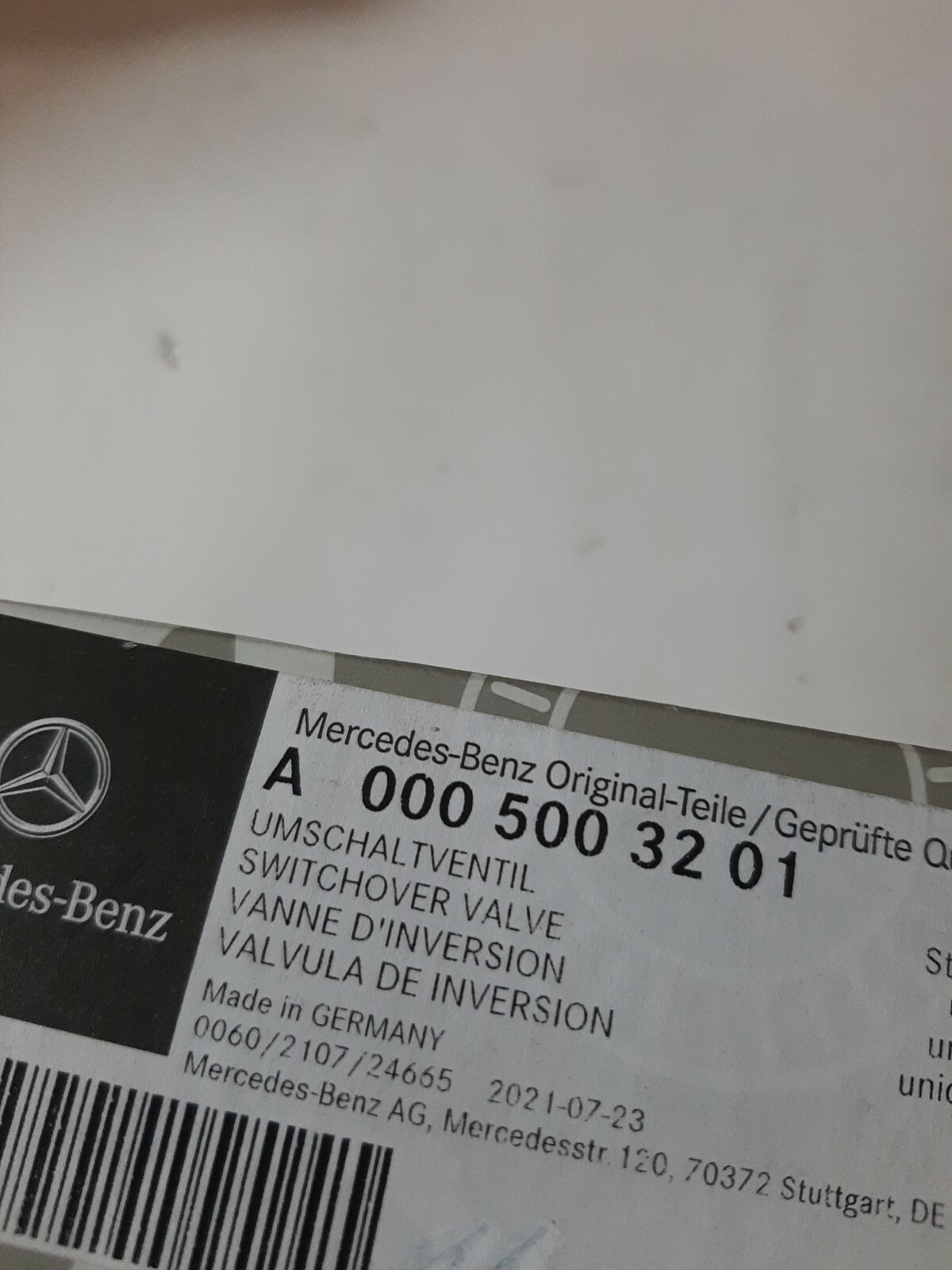 MERCEDES C/E/S/SL/ML/GL VALVOLA CONTROLLO EGR OEM A0005003201 | eBay UK