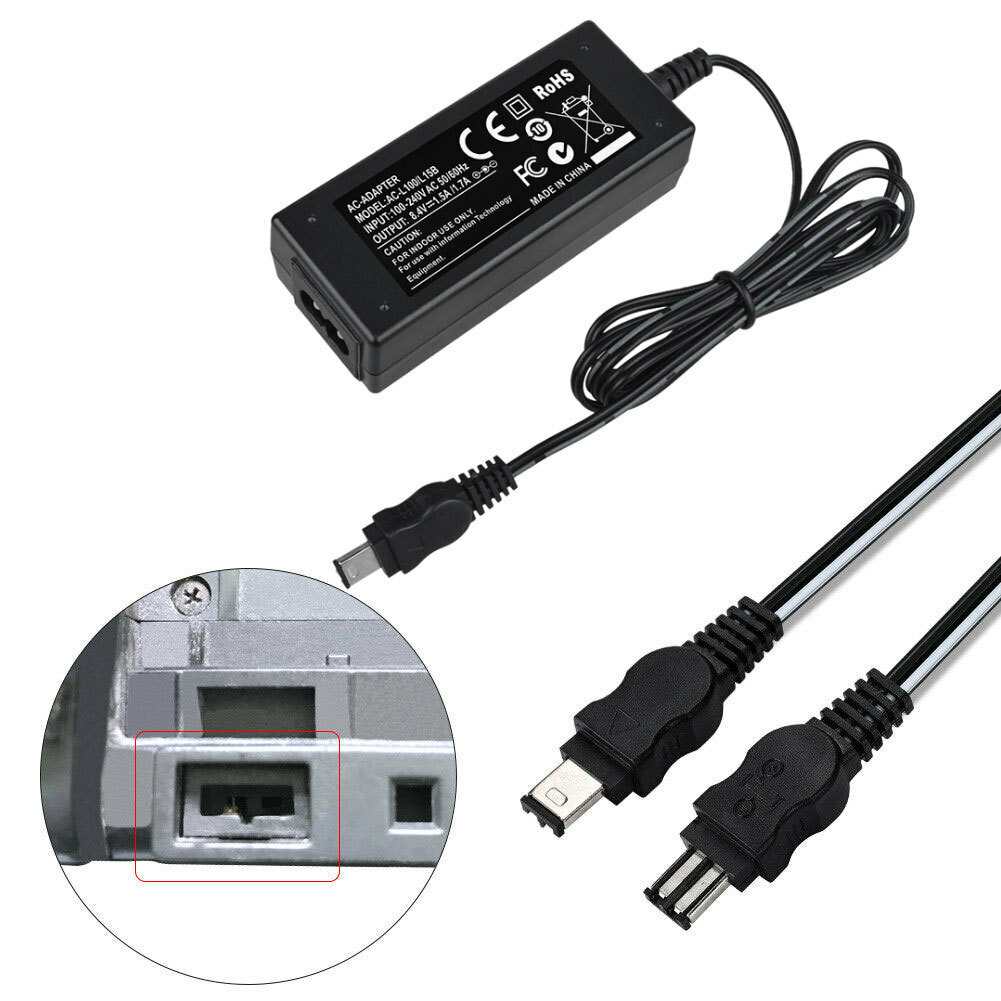 AC Power Adapter Charger Cord For Sony HandyCam DCR-TRV120 DCR-TRV11 DCR-TRV103 | eBay