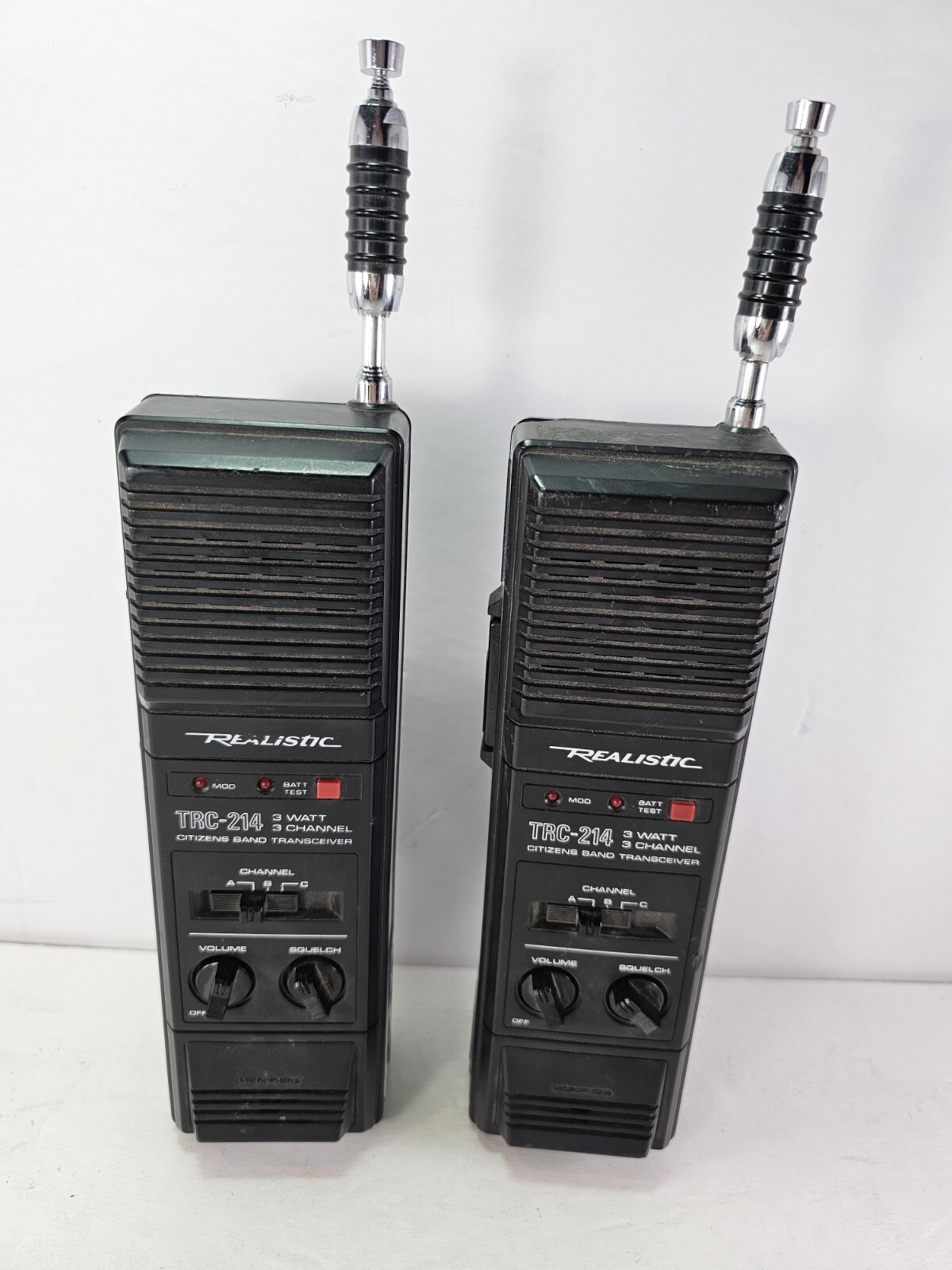 Realistic TRC-214 Handheld CB Radio Walkie Talkie (Stranger Things) NOT ...