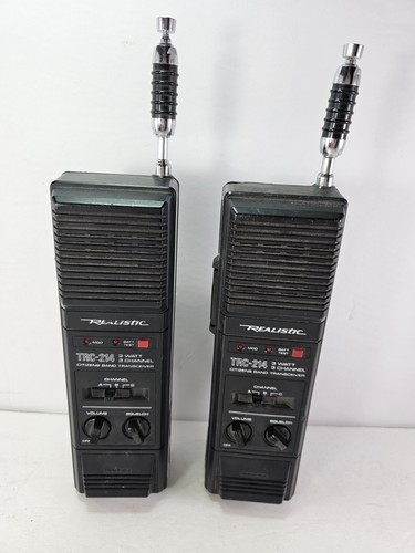 Realistic TRC-214 Handheld CB Radio Walkie Talkie (Stranger Things) NOT ...