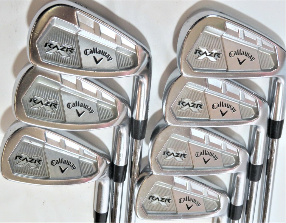 Callaway RAZR X JAPAN VERSION 7PC UNI-FLEX Irons Set GOLF CLUBS NWO | eBay