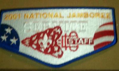 2001 National Boy Scout Jamboree OA SERVICE CORPS STAFF Flap | eBay