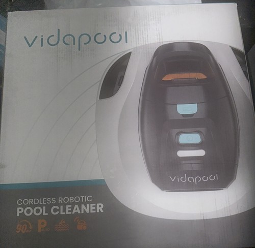 Vidapool Cordless Robotic Pool Vacuum Cleaner,Portable Swimming Opened ...