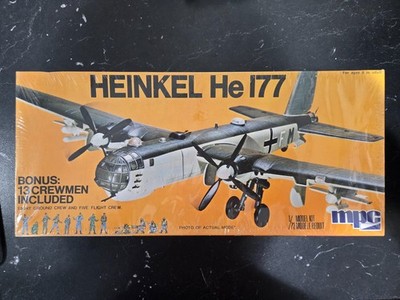 1/72 WW2 German Heinkel He 177 w/13 crewmen included - MPC 2-0303 [1975 ...