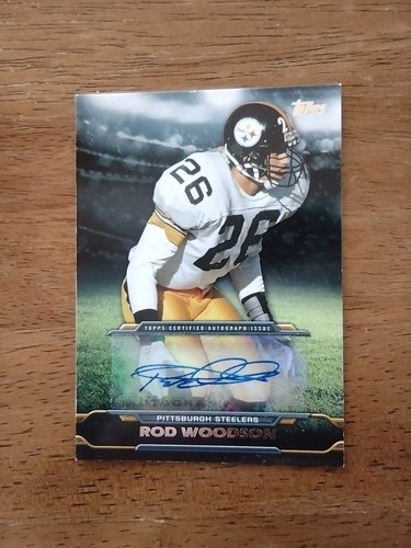 2014 Topps Rod Woodson certified autograph TA-RW | eBay