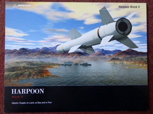 DOCUMENT PUB BOEING HARPOON BLOCK II ANTI-SHIP MISSILE ANTI NAVIRE | eBay