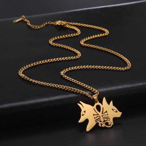 Anubis Egyptian Ankh Cross Necklace Eye of Horus Necklace Egypt Death ...