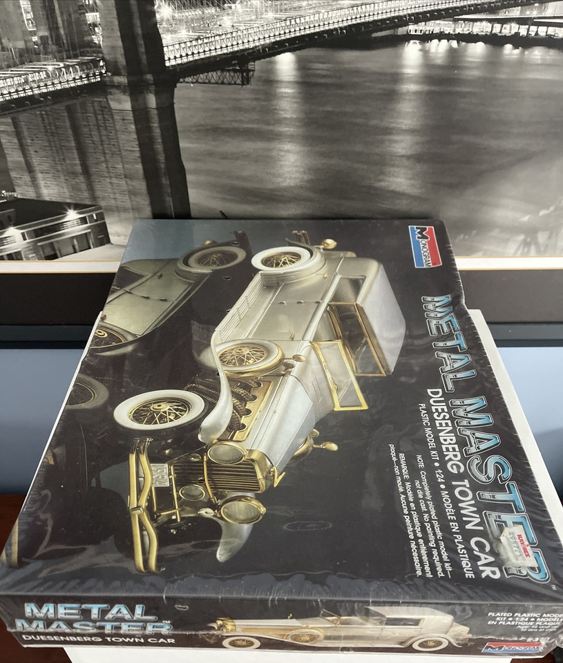 Vintage 1988 Monogram Metal Master Duesenberg Town Car 1:24 Model Kit ...