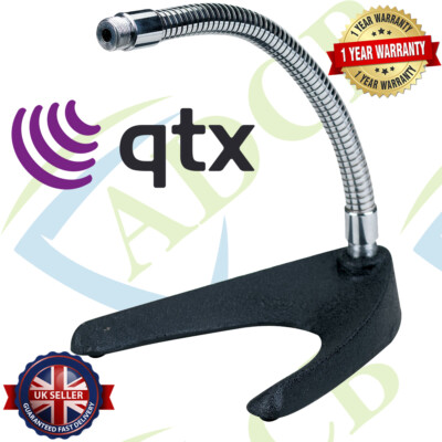 Heavy Duty Flexible Gooseneck Desk Microphone Mic Stand With Metal V ...