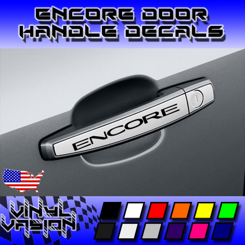 4x Decal Car Door Handle Sticker for Encore Buick Preferred Essence ...