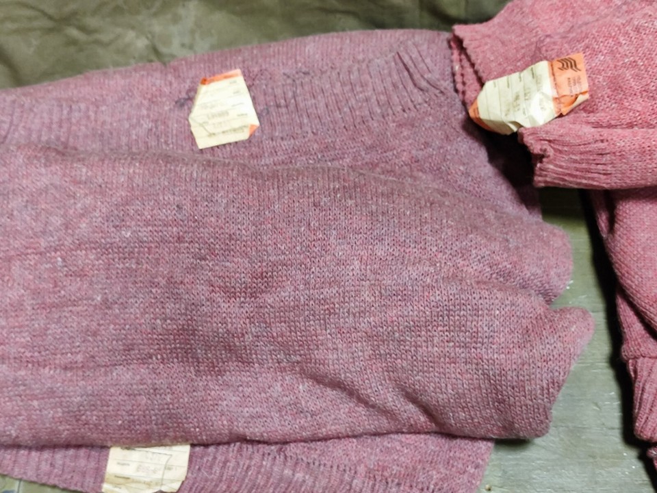 Genuine Pilot Jacket Warm Wool Aviation Sweater Army Russian USSR Air ...