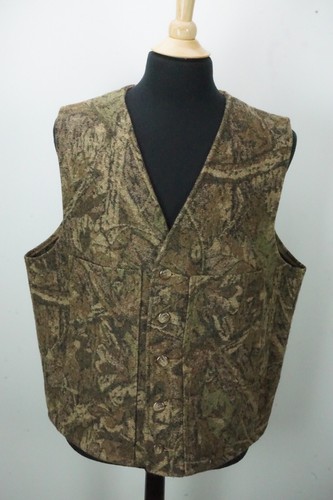 Filson Mackinaw Heavy Wool Style 20 Timber Camo Vest Hunting Guide 46 ...