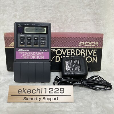 MAXON POD1 DCP Overdrive / Distortion Made in Japan Tested w/ AC ...