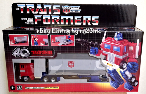 2024 TRANSFORMERS OPTIMUS PRIME HASBRO 40th ANNIVERSARY G1 RETRO ...