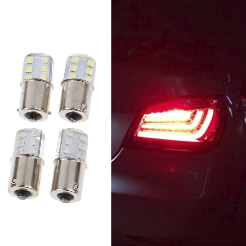2Pcs P21W 1156 Ba15s LED Turn Signal Light Bulb for Car Brake Lamps ^EN ...