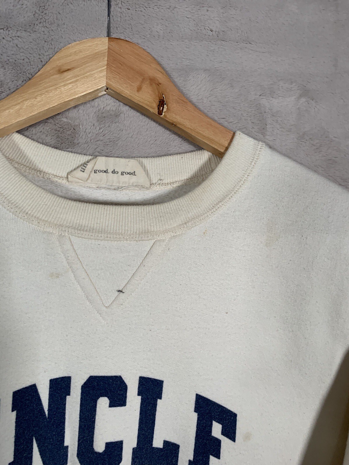 Uncle Studios Sweatshirt Womens Size Small White Crewneck Pullover | eBay